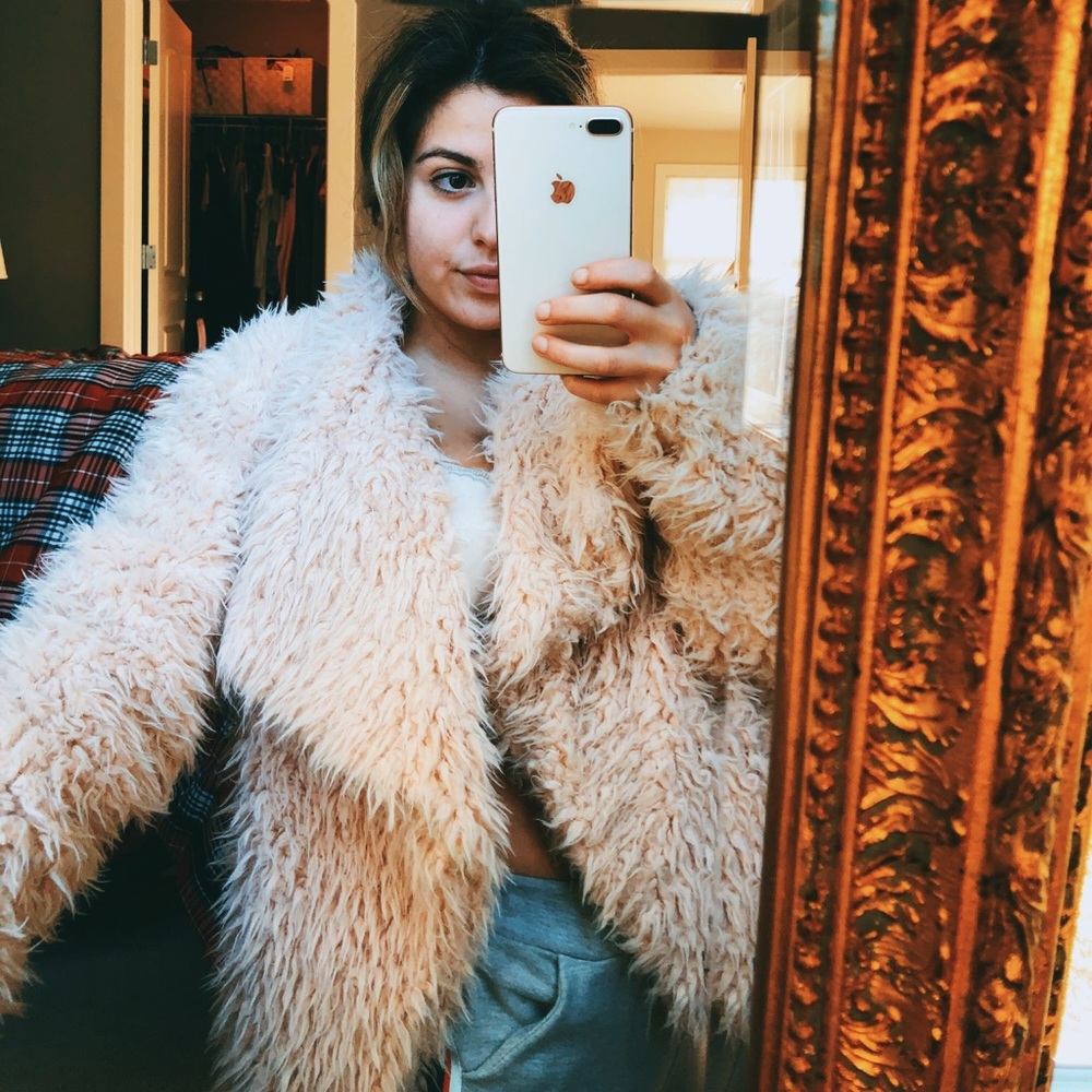 Biggest Warmest Fuzziest Coat - Gem